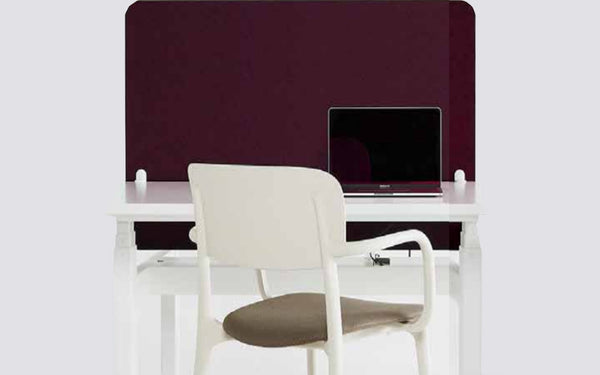 Vicinity Desk Screen SLATE – QuietArt